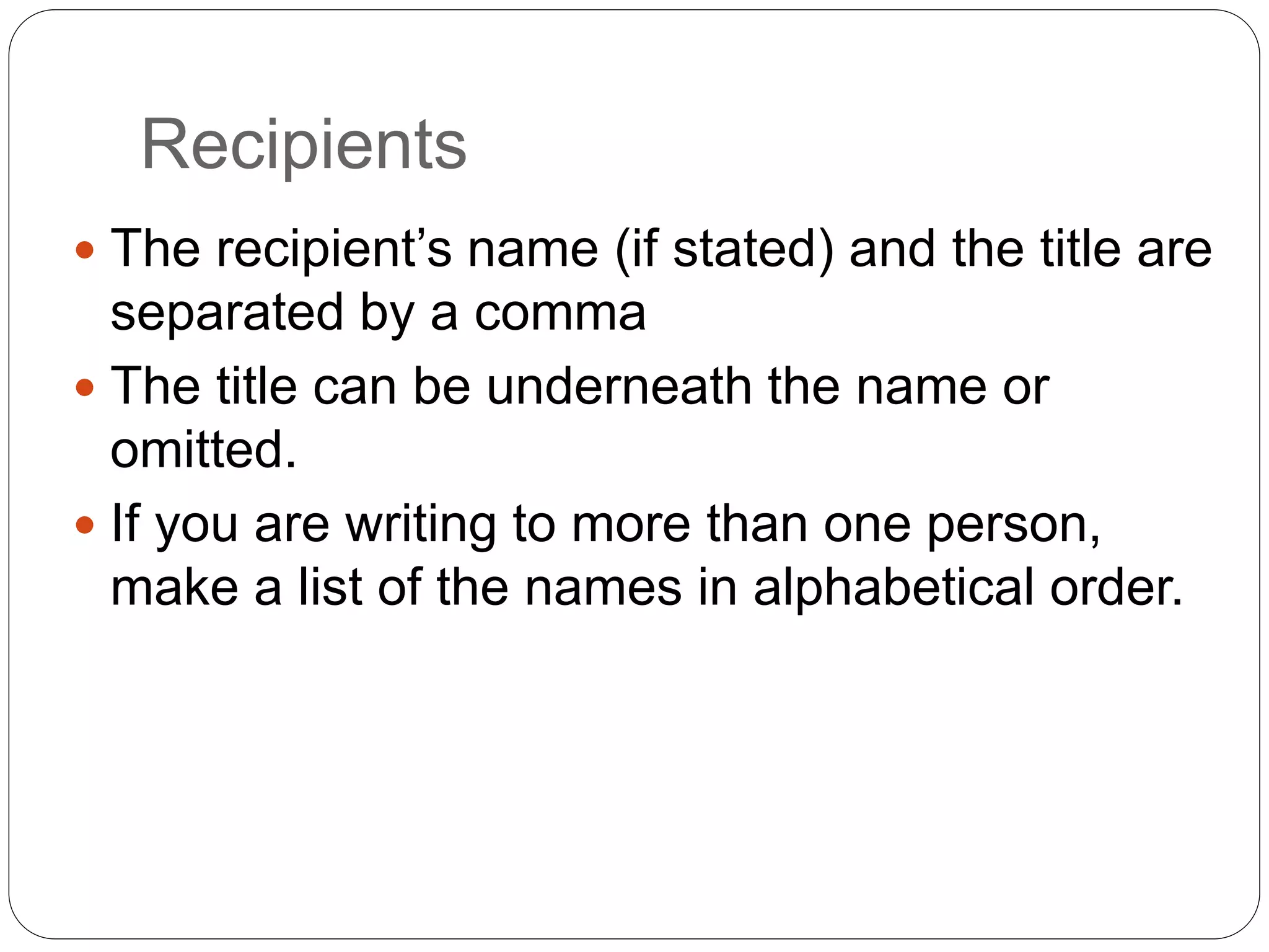 5. business-letter-writing | PPT | Email | Internet