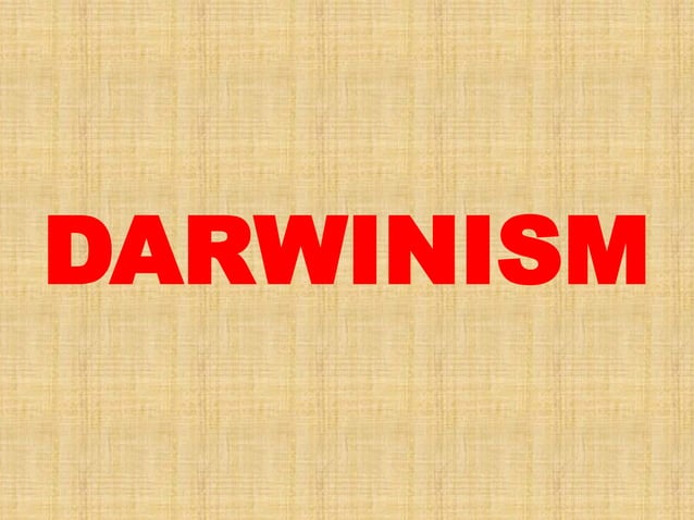 Darwinism | PDF | Genetics | Science