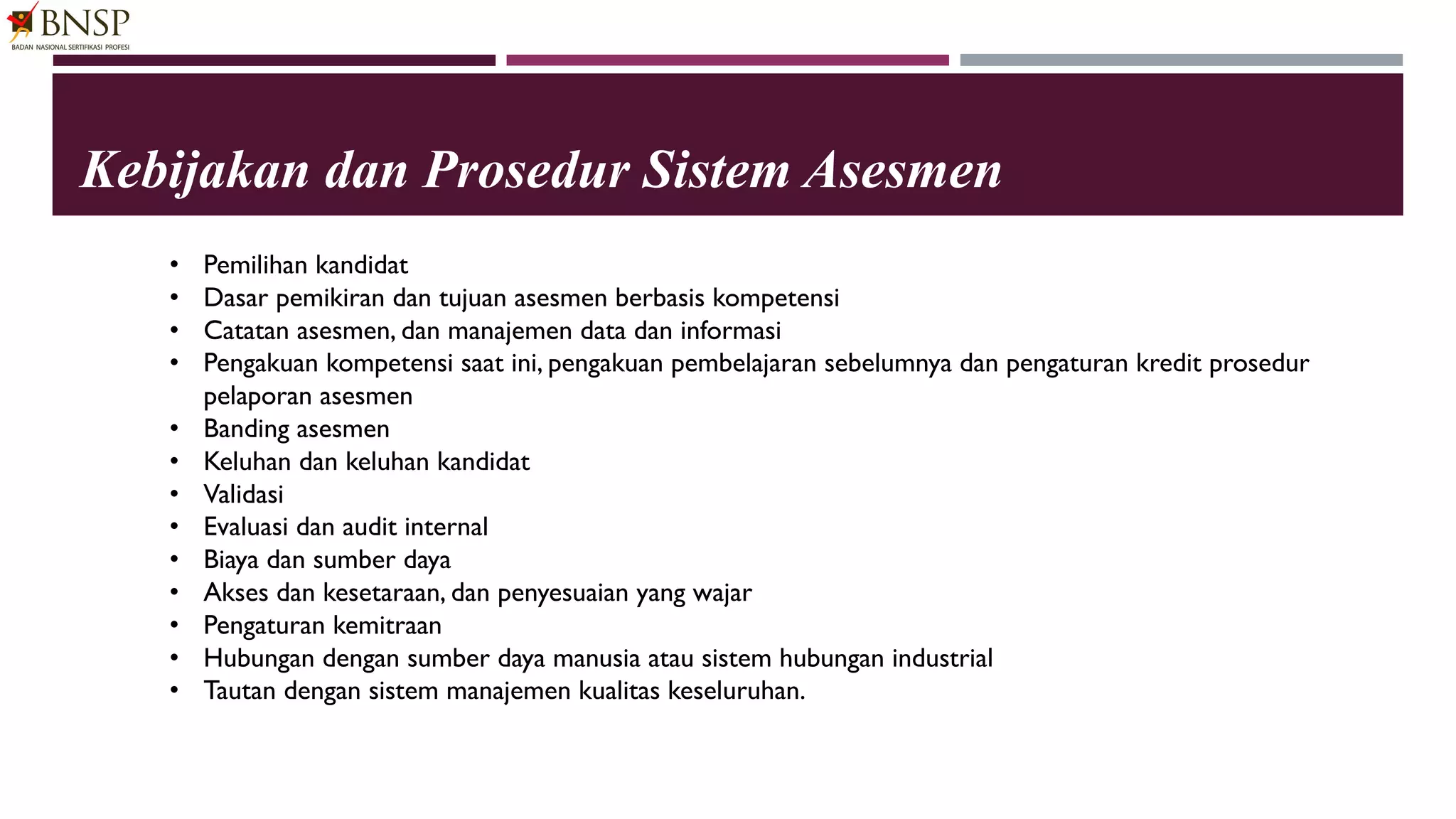 BNSP Modul Memberikan Kontribusi Dalam Validasi Asesmen | PDF