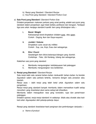 food production control ss | DOCX