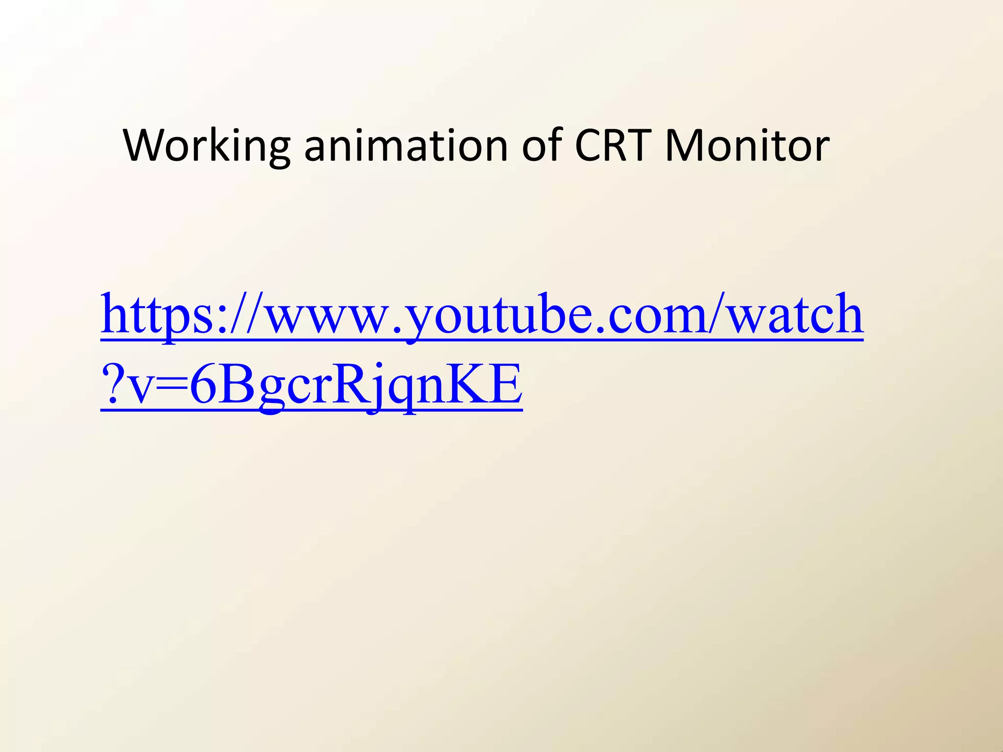 graphic terminal crt monitor | PPTX