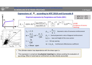 Nonlinear modelling of RC frame structures | PDF