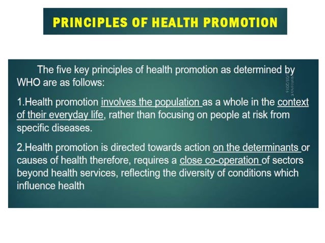 Health promotion & Health maintenance | PPTX | Nutrition | Healthy Living