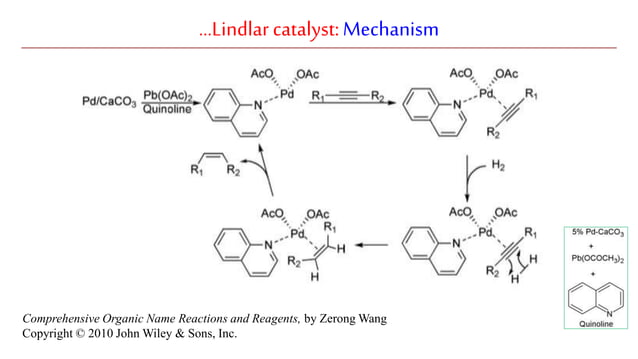 5. Lindlar & adam's catalyst | PPT