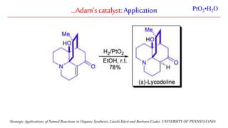 5. Lindlar & adam's catalyst | PPT