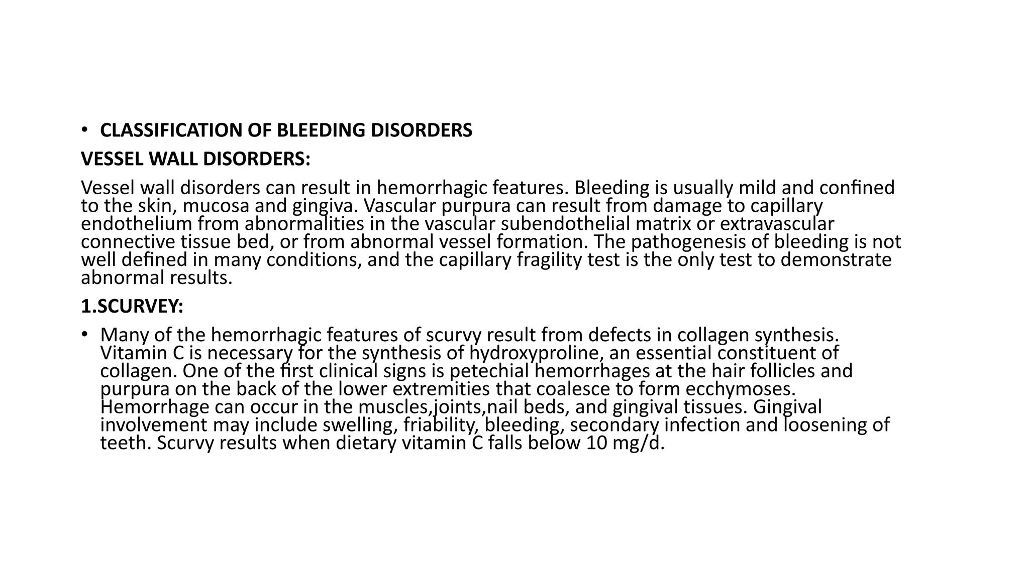 Coagulation of blood and bleeding disorders | PPTX
