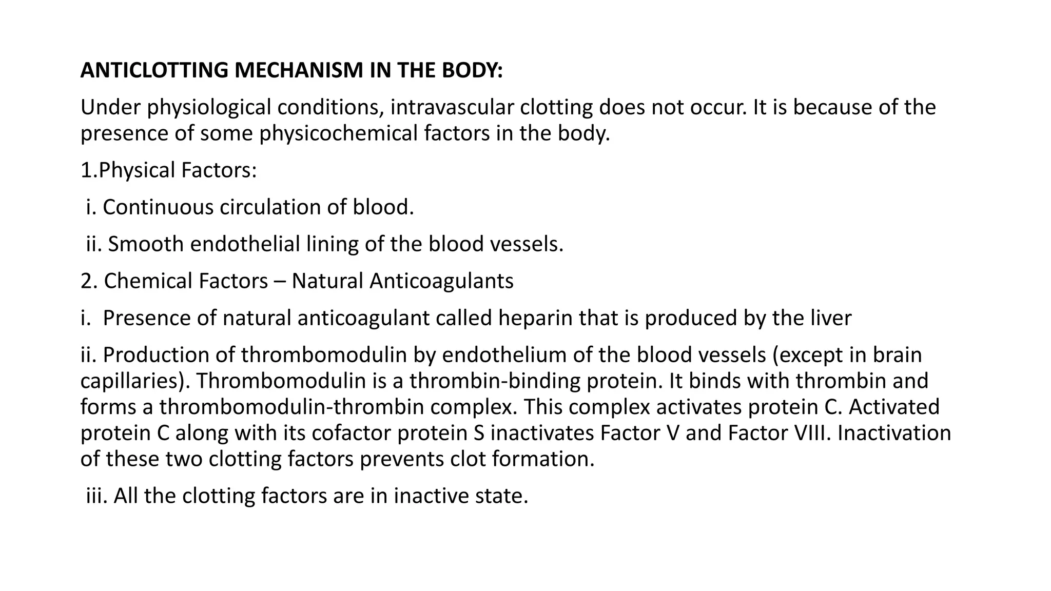 Coagulation of blood and bleeding disorders | PPTX