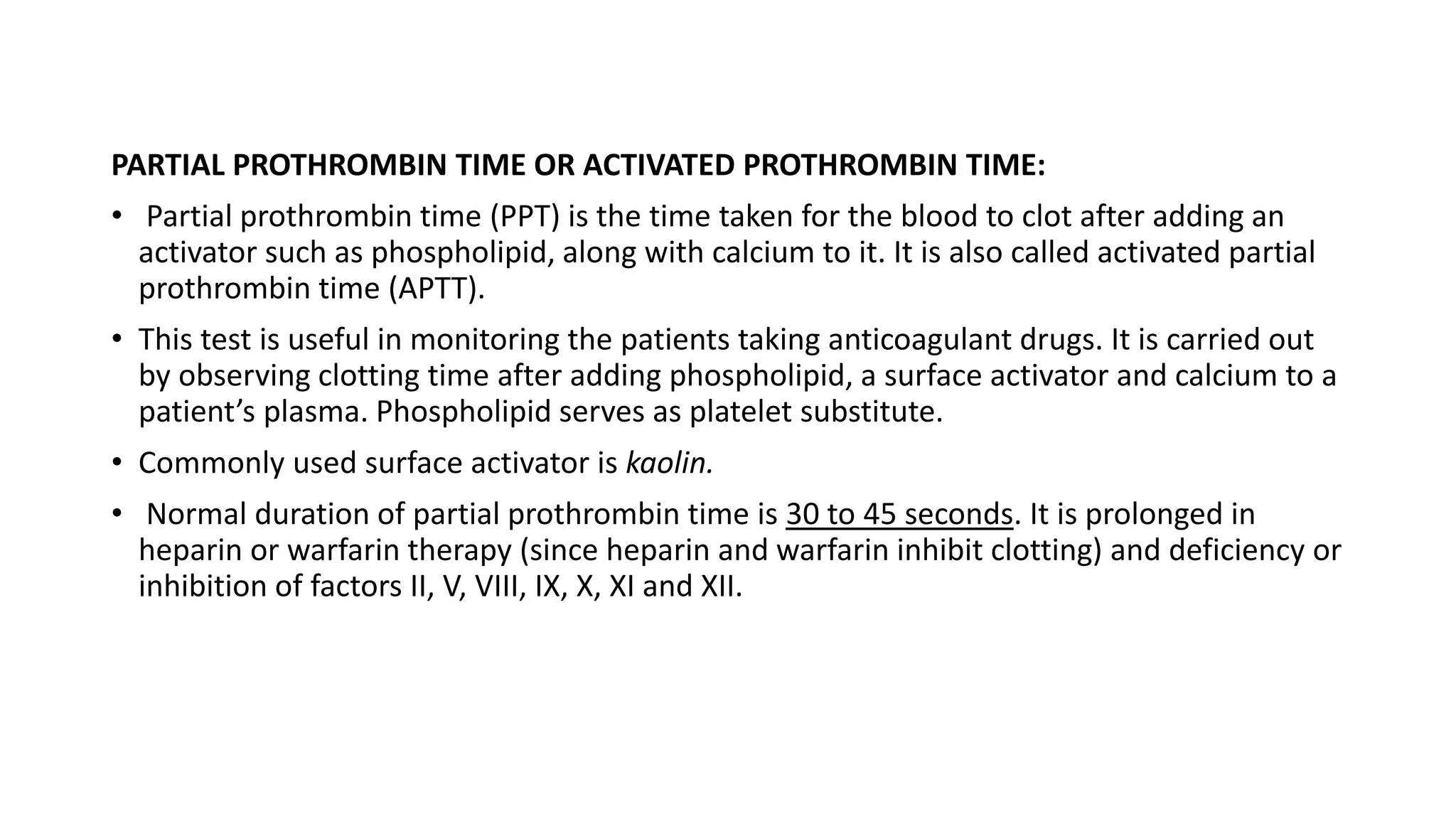 Coagulation of blood and bleeding disorders | PPTX