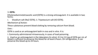Coagulation of blood and bleeding disorders | PPTX