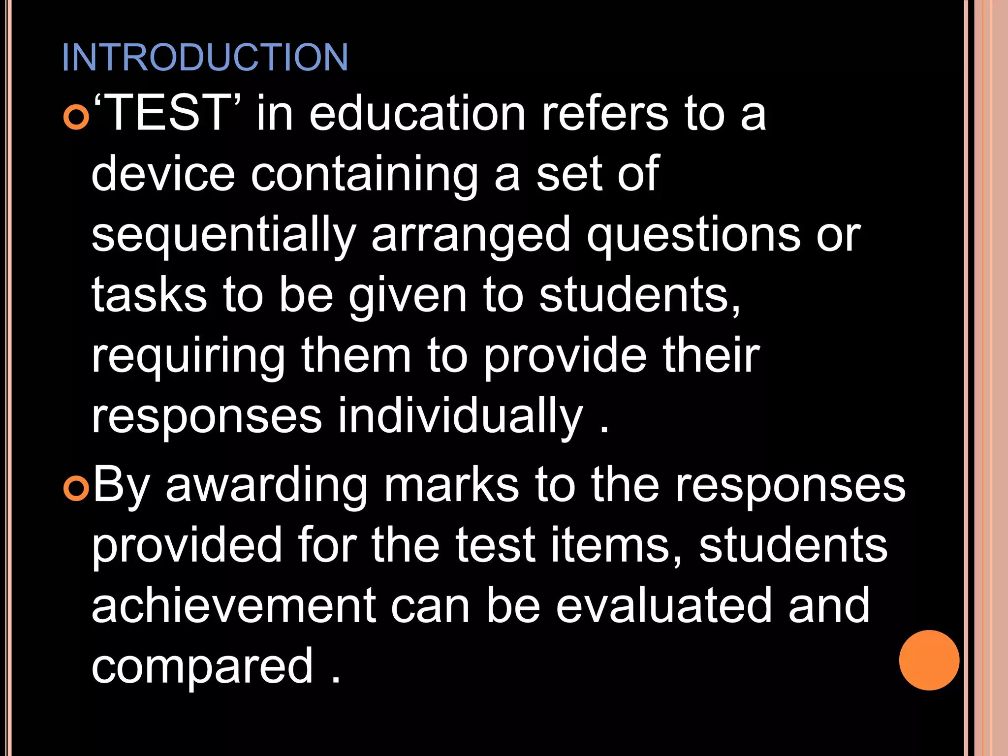 5. types of test | PPTX