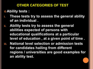 5. types of test | PPTX