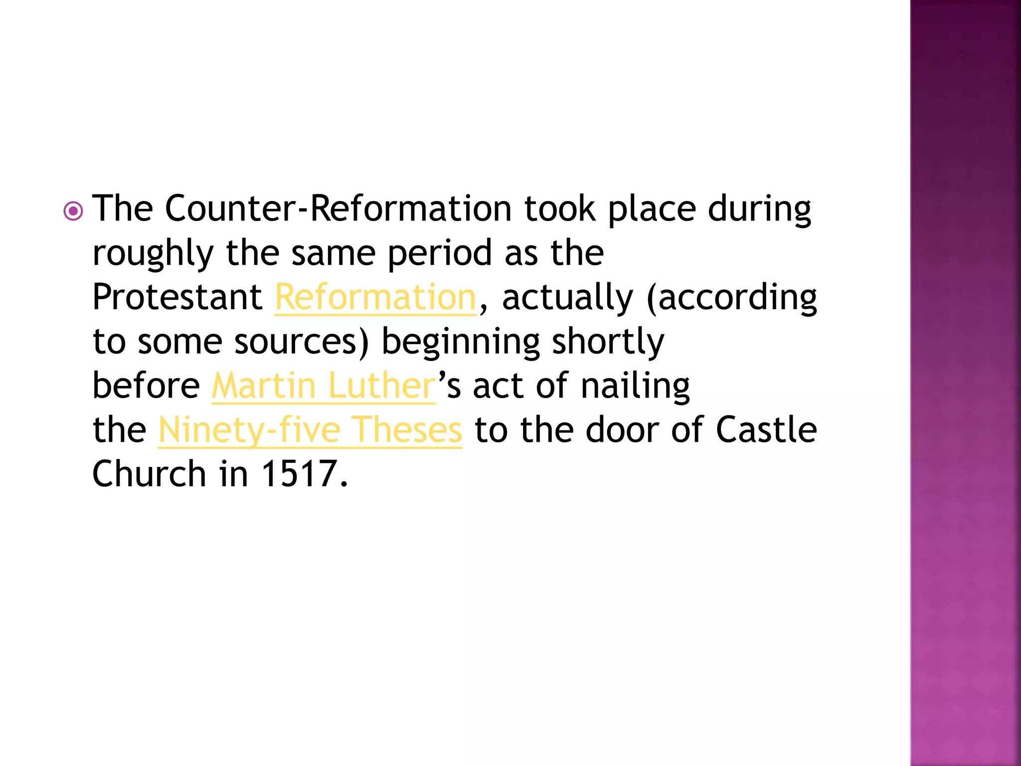 5. counter reformation movement | PPTX