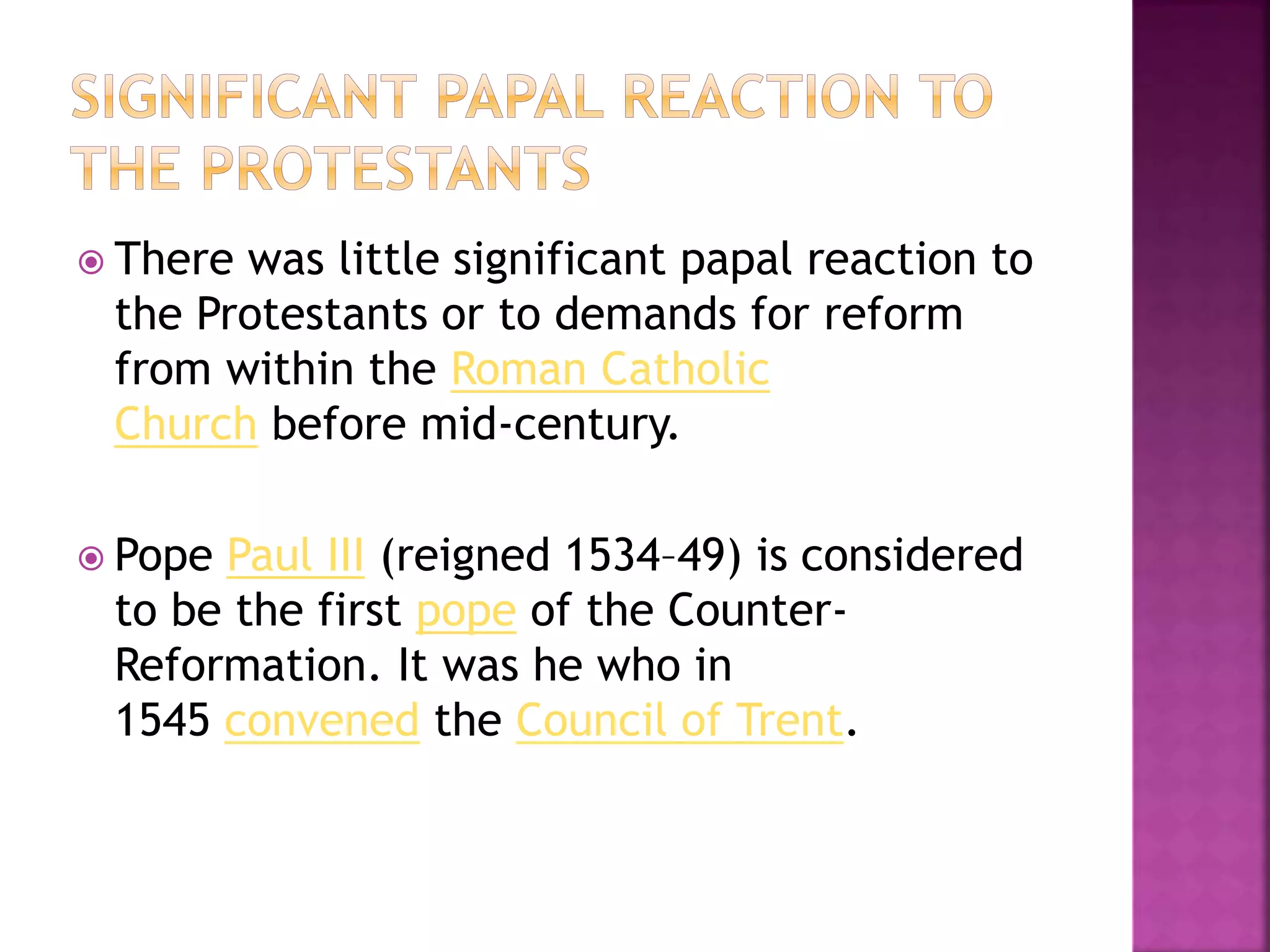 5. counter reformation movement | PPTX