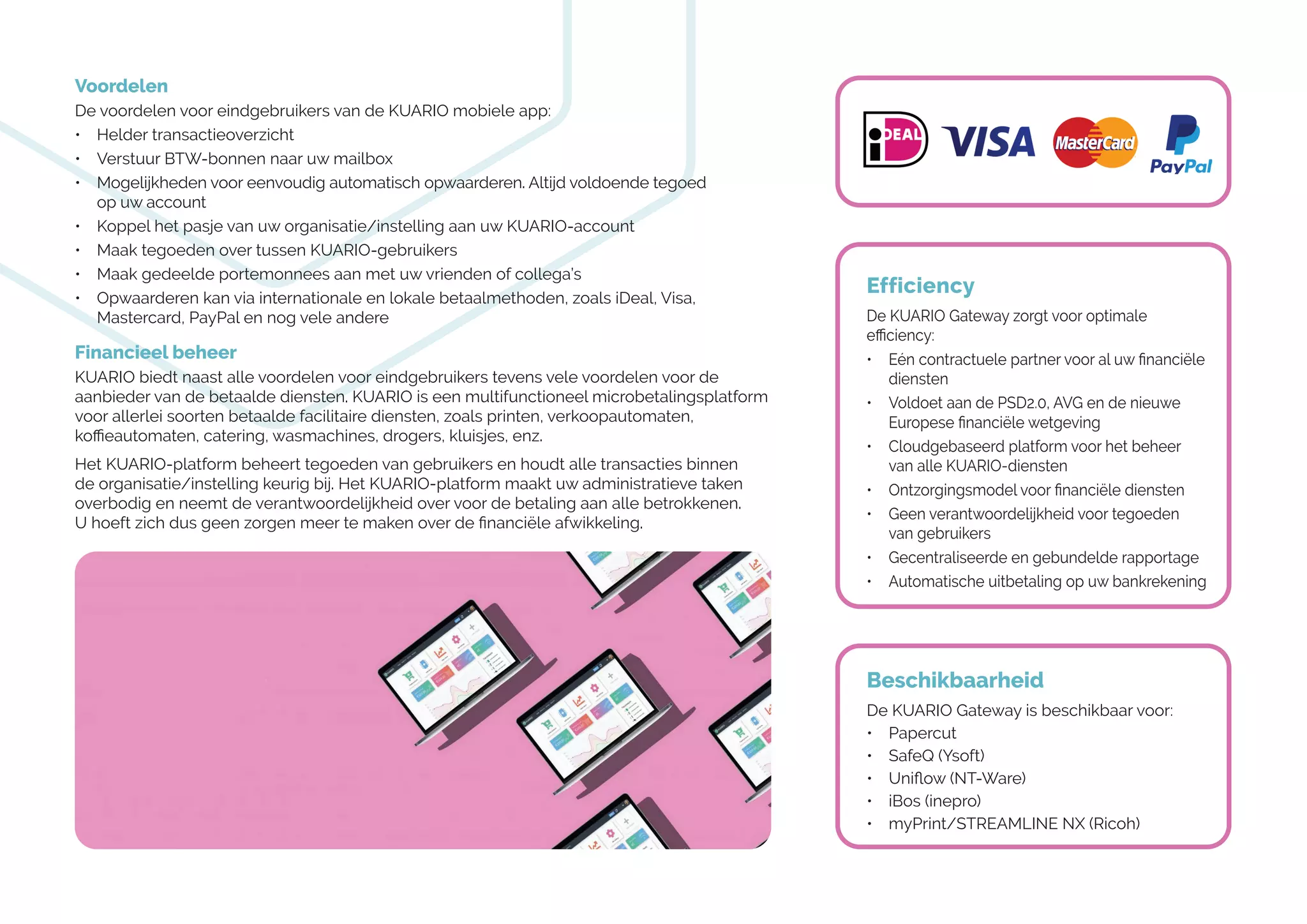 Printtegoed oplossing: 24/7 opwaarderen in onderwijsinstelling of ...
