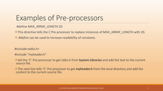 Preprocessor directives | PPT