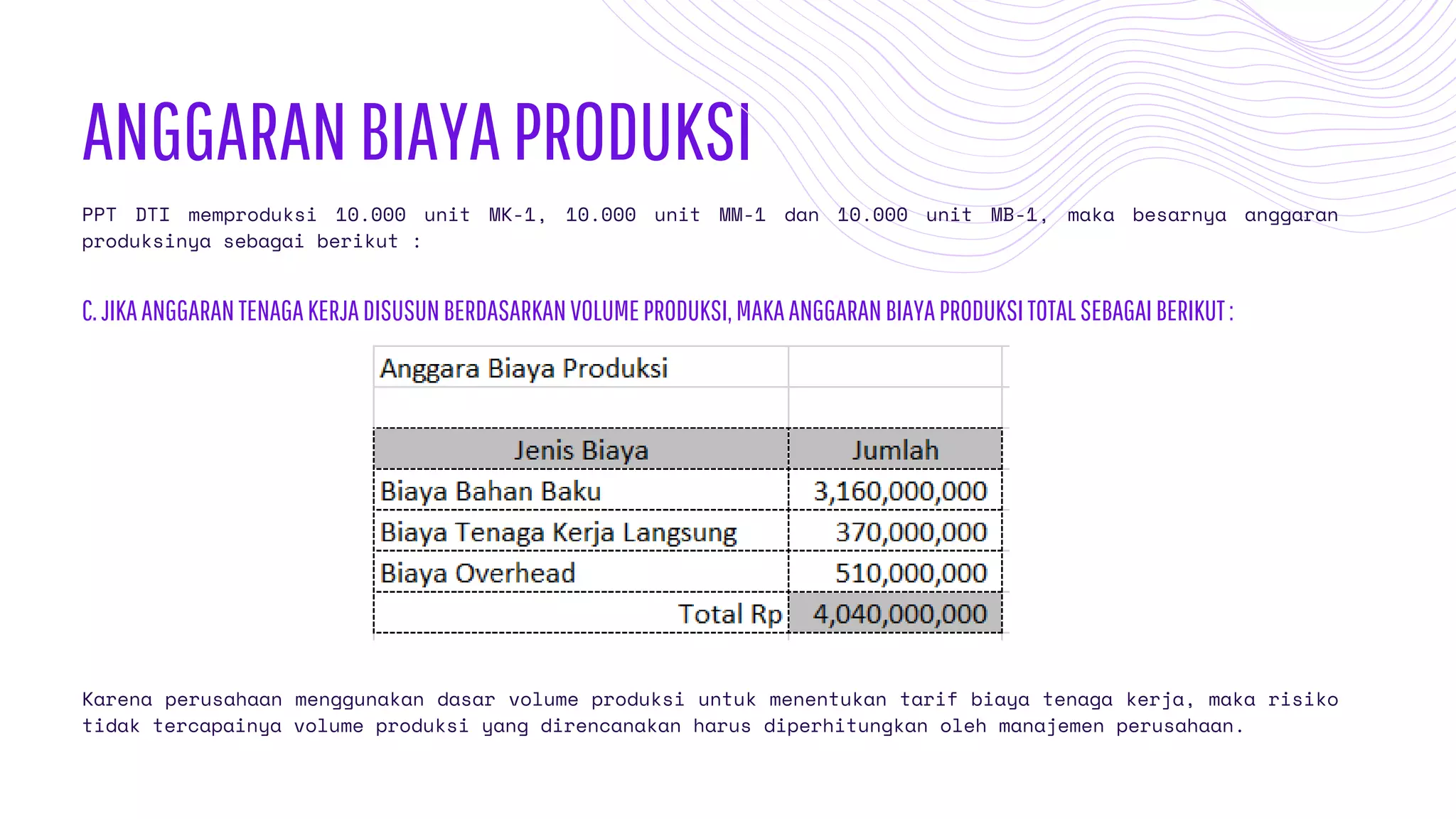 Anggaran produksi dan biaya produksi | PDF