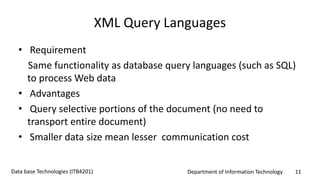 Introduction to XML | PPTX