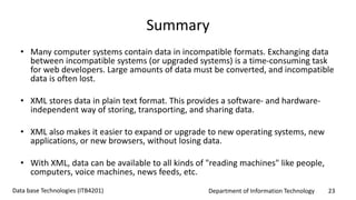 Introduction to XML | PPTX