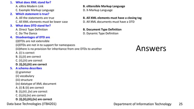 Introduction to XML | PPTX