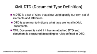 Introduction to XML | PPTX