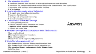 Introduction to Data warehousiing and Mining | PPTX | Databases | Computer Software and Applications