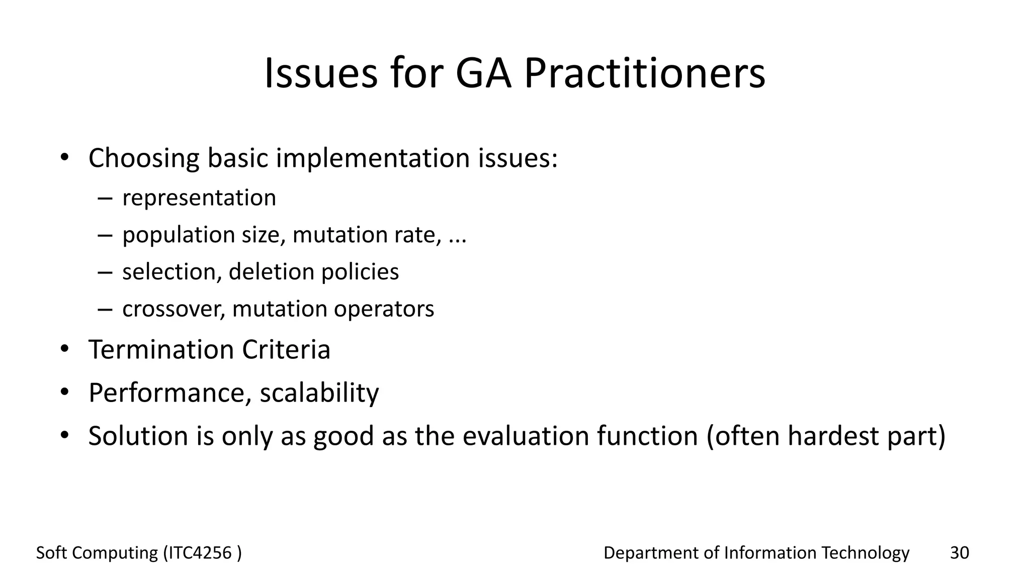 Introduction to Genetic Algorithms | PPTX