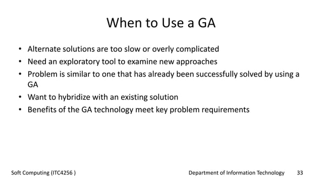 Introduction to Genetic Algorithms | PPTX