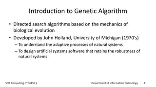 Introduction to Genetic Algorithms | PPTX