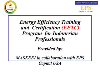 Jon Respati, MASKEEI - Capacity Building for Energy Efficiency and Conservation | PDF