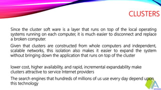 Clusters and Wharehouse Scale Computers | PPTX