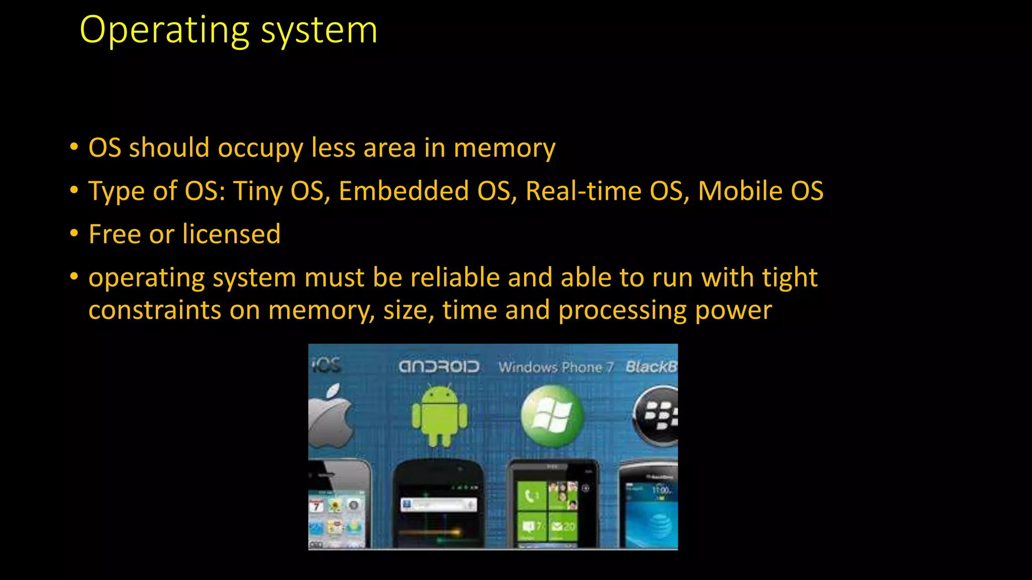 Characteristics of embedded systems | PPTX