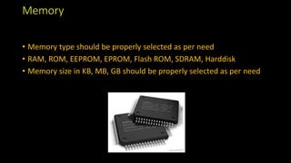 Characteristics of embedded systems | PPTX