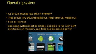 Characteristics of embedded systems | PPTX