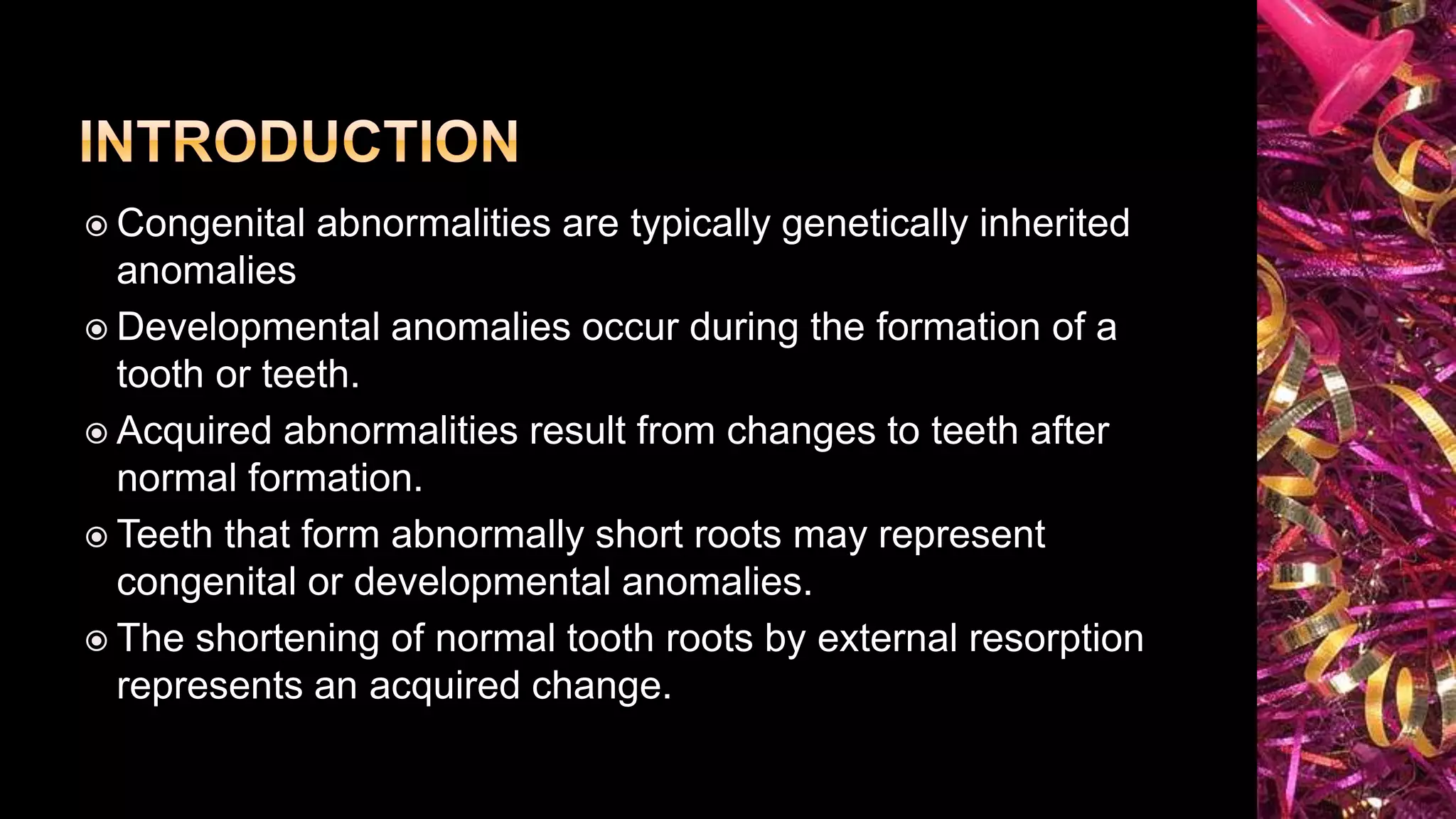 Radiographic Interpretation of Dental Anomalies | PPTX