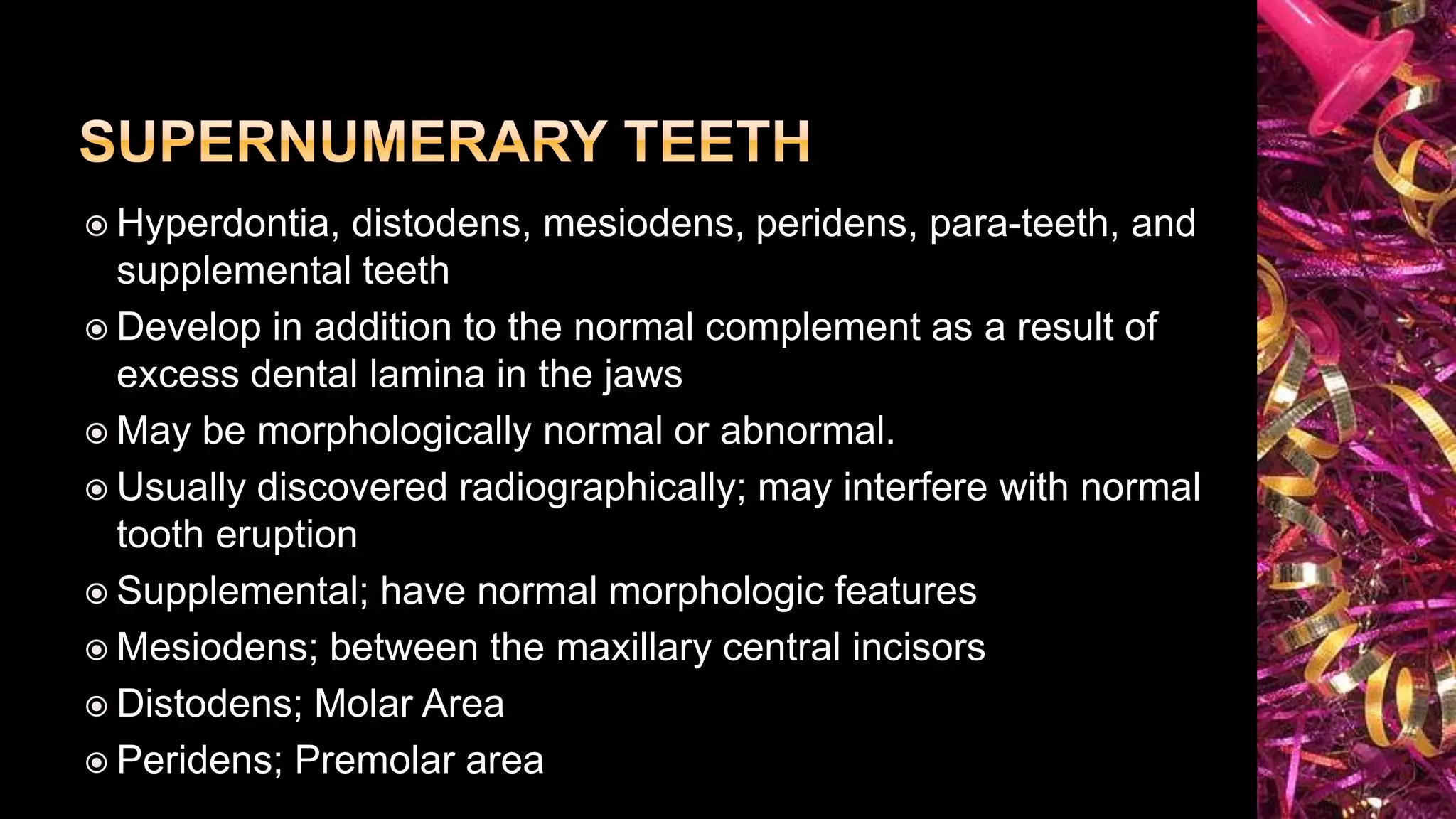 Radiographic Interpretation of Dental Anomalies | PPTX