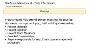 5.1 Plan Scope Management | PPTX