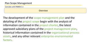 5.1 Plan Scope Management | PPTX