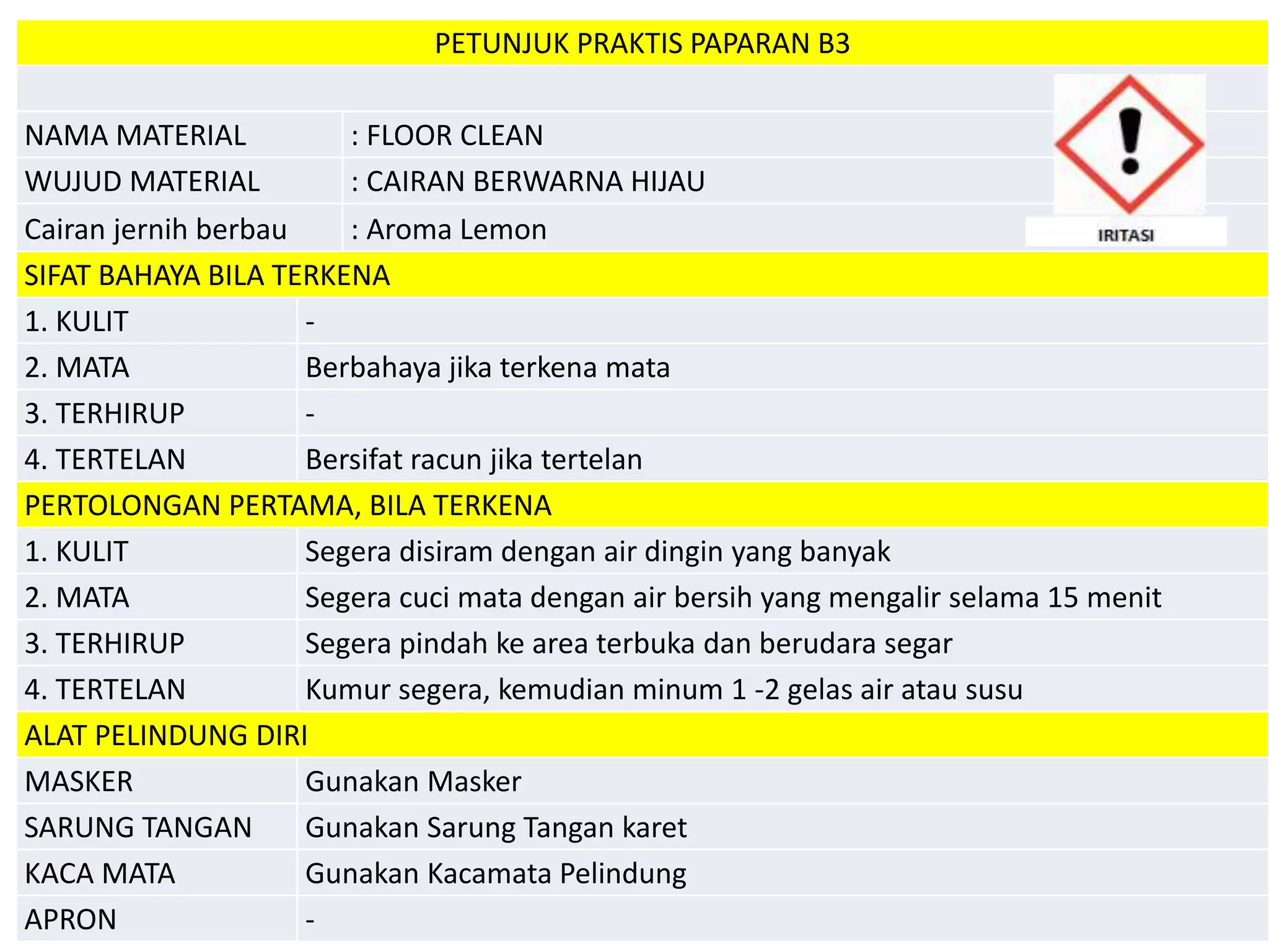 Pengelolaan Bahan Berbahaya & Beracun (B3) | PPTX