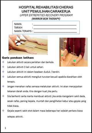 MIRROR BOX THERAPY | PDF