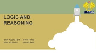 Logic and Reasoning | PPT