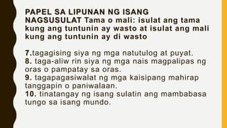 5.filipino 3 paalala sa pagsulat papel sa lipunanng isang nagsusulat ...
