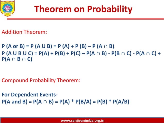 5.3 theorems on probability | PPTX