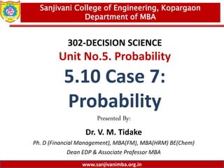5.10 case 7 probability | PPT