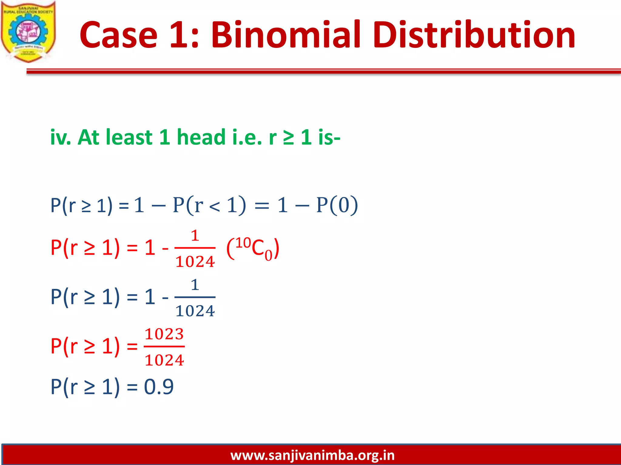 5.2.4 case 1 binomial probability distribution | PPTX