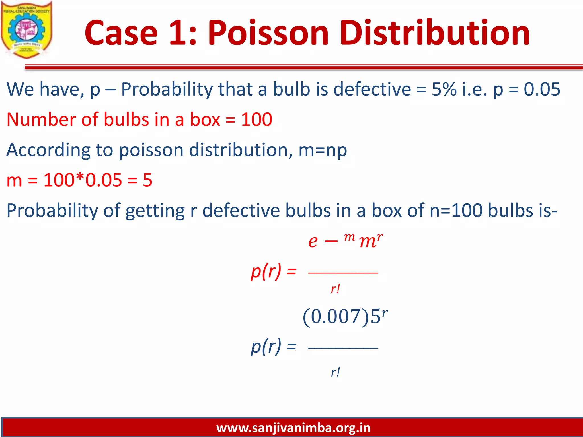 5.2.6 case 1 poisson probability distribution | PPT