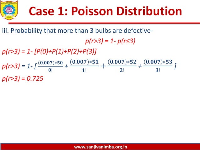 5.2.6 case 1 poisson probability distribution | PPT