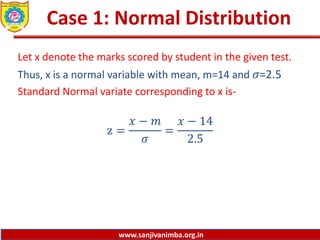 5.2.8 case 2 normal probability distribution | PPT