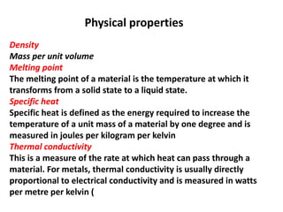 material evaluation and process selection | PPTX