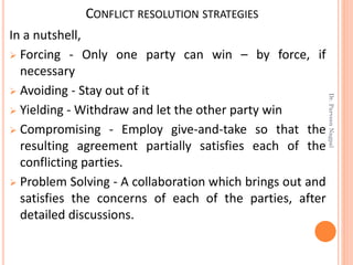 5. Organizational Conflicts and Resolution | PPT