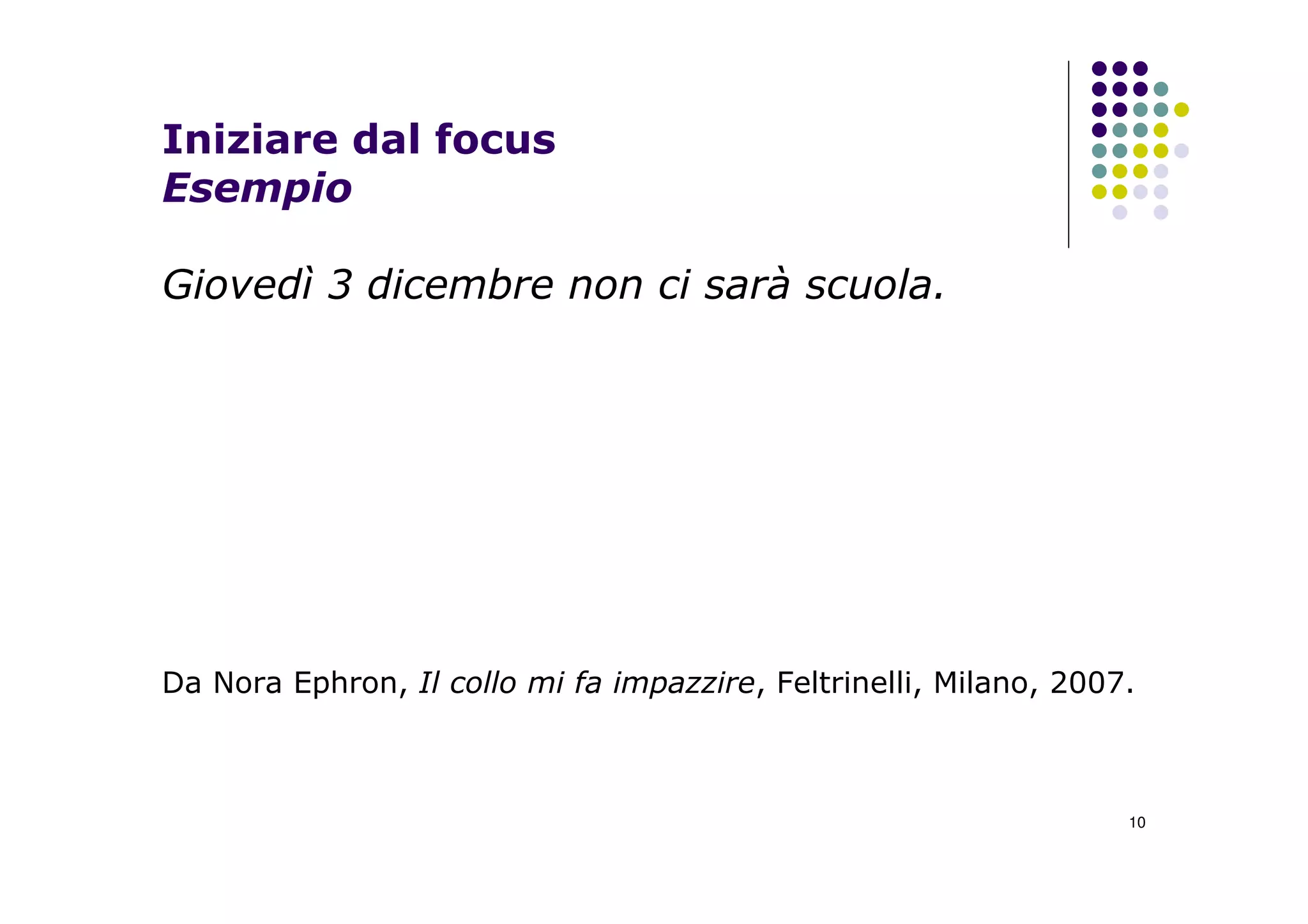5 Come iniziare un testo | PDF